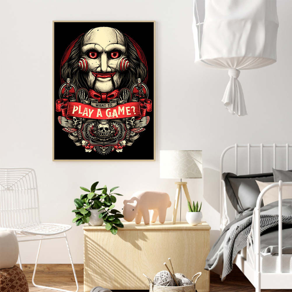 Diamond Painting-DIY Full Round Drill Horror Series