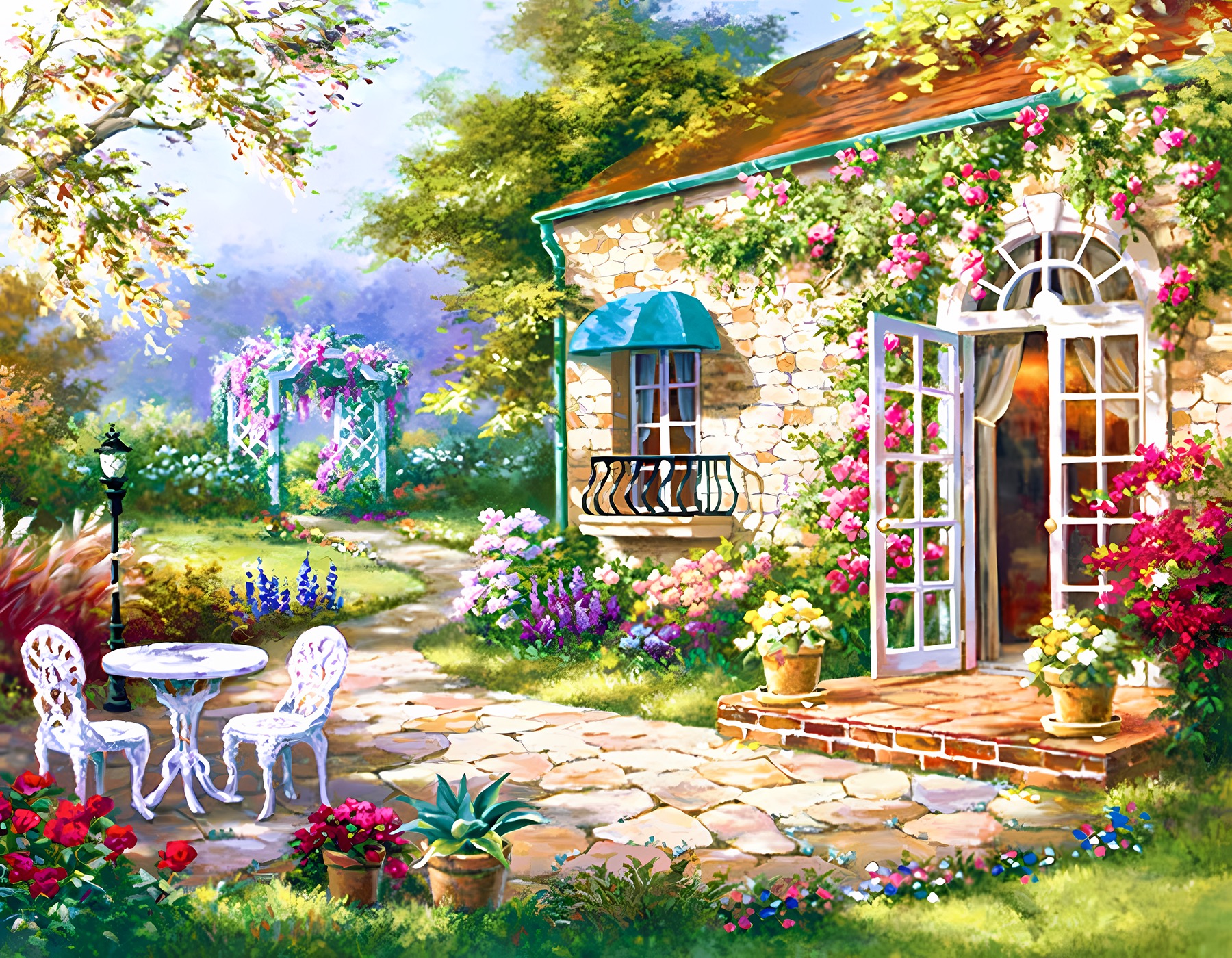 DIY Painting By Numbers | Garden - 40*50cm