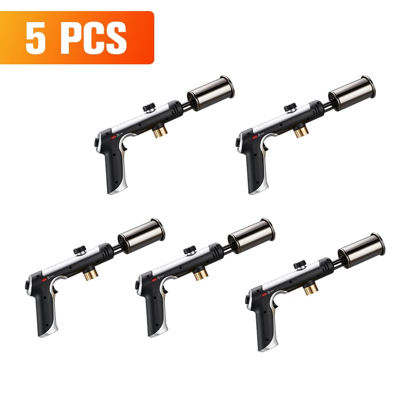 Saker® Propane Torch with Max Flame Button, Triple Safety Guard Blow ...