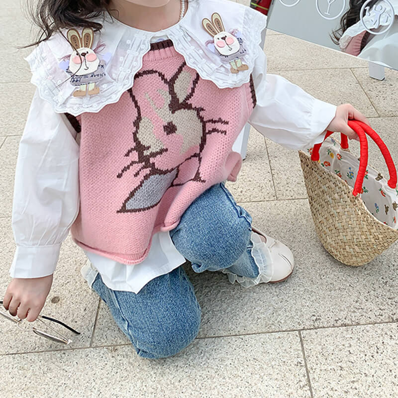 Kids Easter Costume Bunny Short sleeve Sweater and Shirt 2pcs Clothes ...