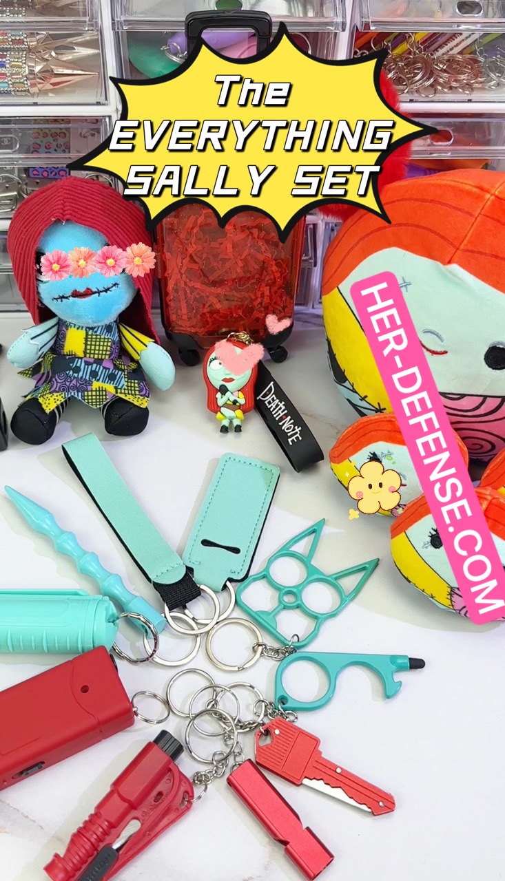 EVERYTHING SALLY Self Defense Keychain with LIMITED FREEBIE NBC Figure ...