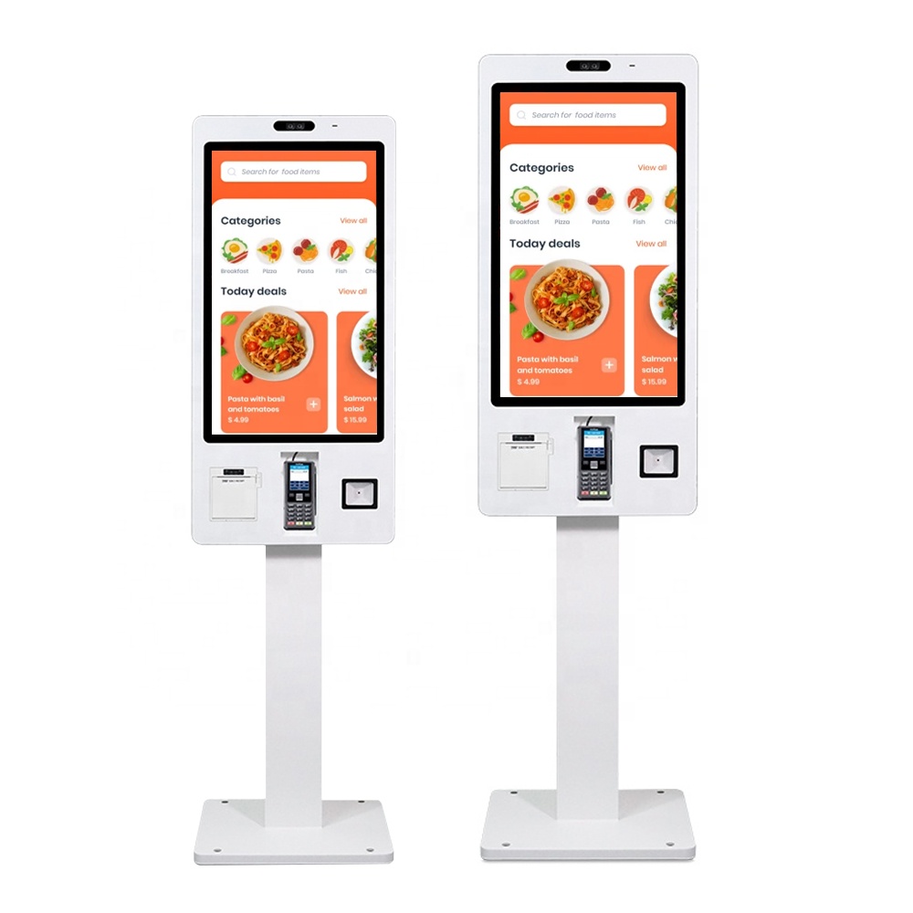 32 Inch Prepaid Card RFID Self Ordering Machine RFID Self Service ...