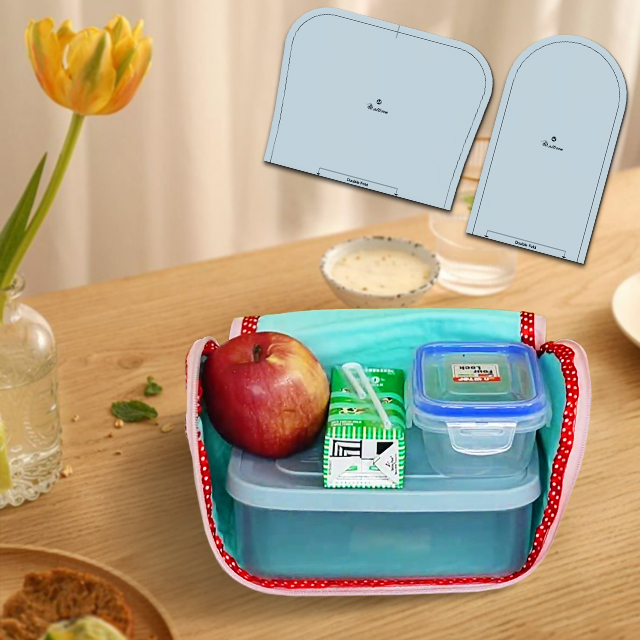 DIY Stylish Lightweight Lunch Bag Template - With Instructions