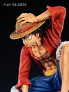 POP Scale Squatting Monkey D. Luffy - ONE PIECE Resin Statue - FUN Studios