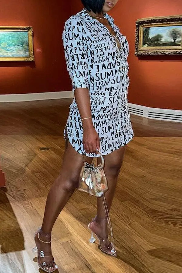 Sexy Slim Deep V Strap Dress