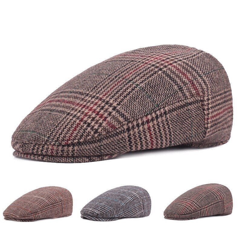"LACROIX" WOOL FLAT CAP