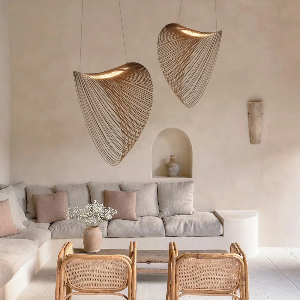 Arturest Creative Design Wooden Pendant Lamp Shade for Dining Room