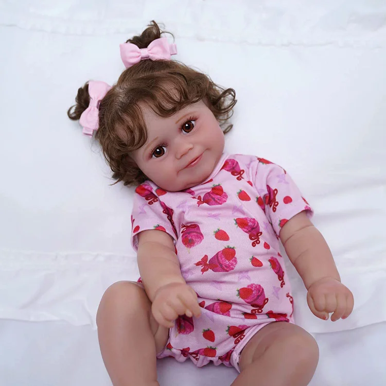 20" Smiling Realistic Newborn Baby Girl Maddie