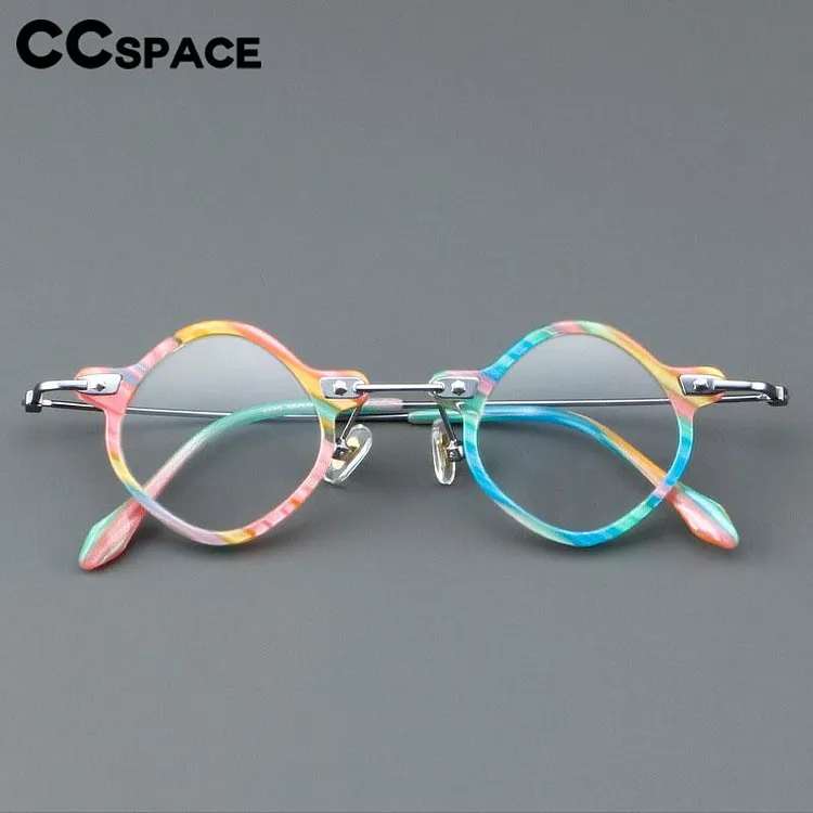 57170 Lady New Colorful Acetate Optical Spectacle Frames Rhombus Retro ...