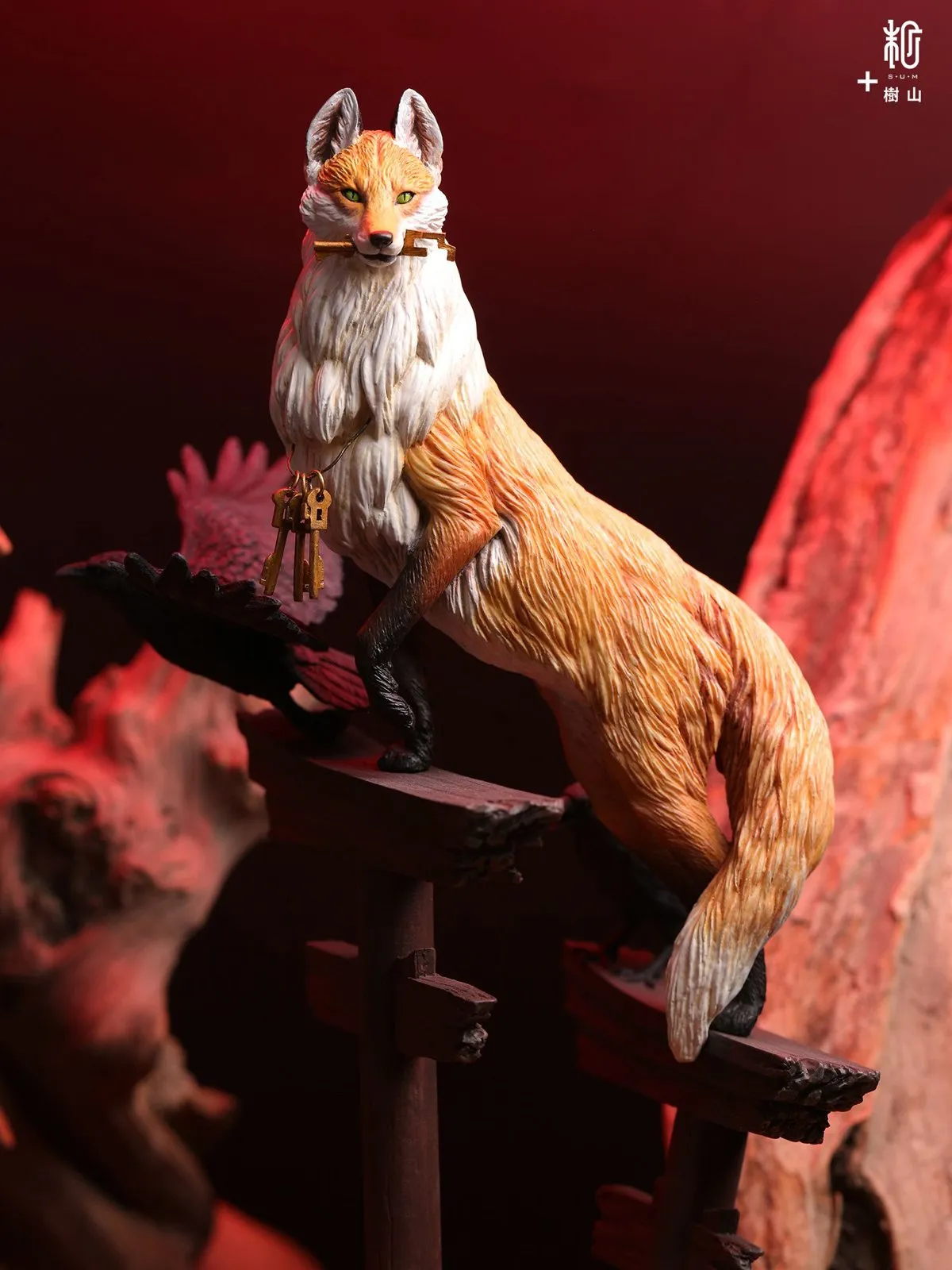 Licensed Guardian Spirit Fox V2 - Original Design Resin Statue - Manas ...