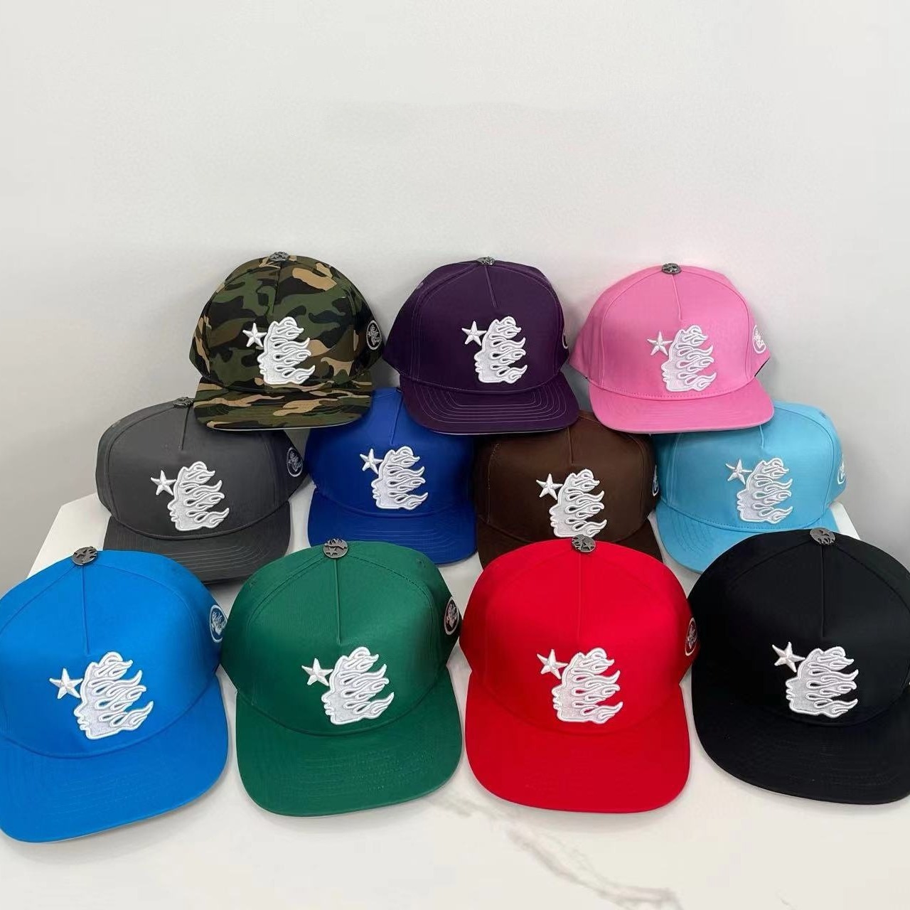 Hellstar Embroidered Cap OG Fashionable Flat Edged Baseball Cap