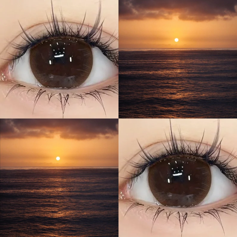 Red Bean Chestnut Contact Lenses(12 months wear)