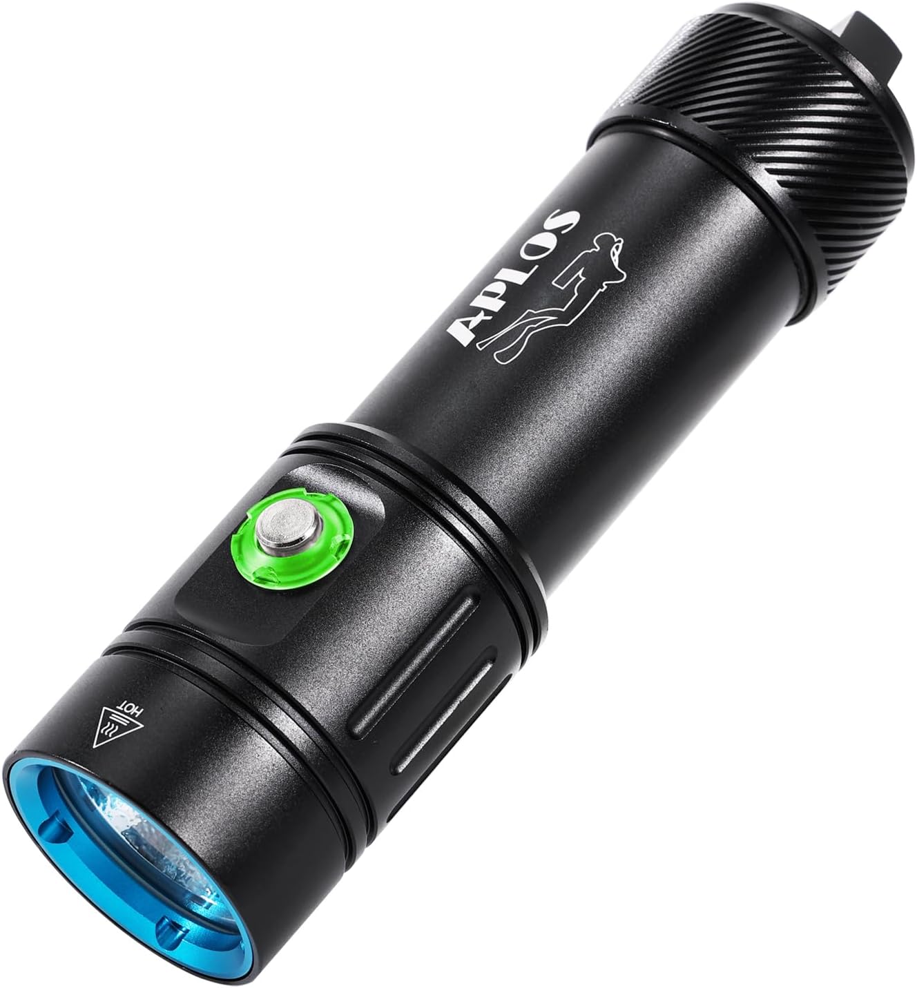 APLOS AP02 Scuba Diving Flashlight, 2500 Lumen Dive Light with 4 Modes ...