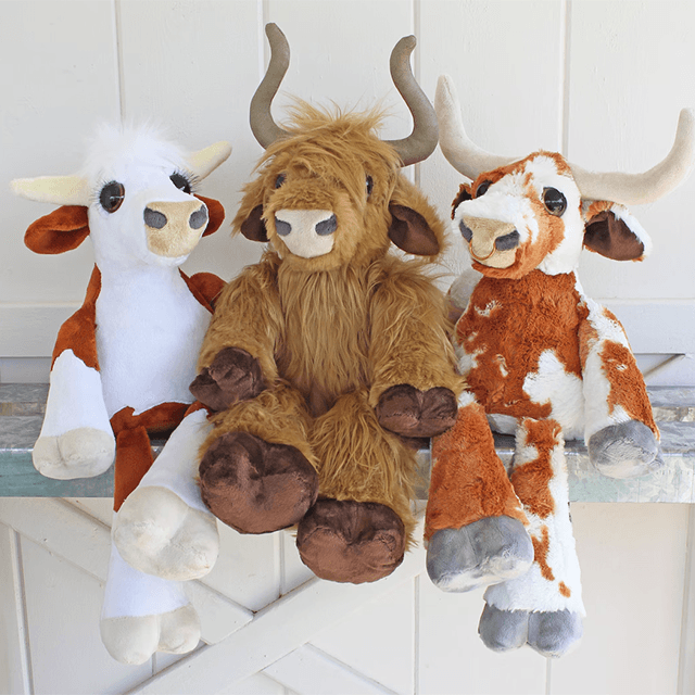 Plush Cow or Bull Sewing Pattern Ruler Set - With Instructions