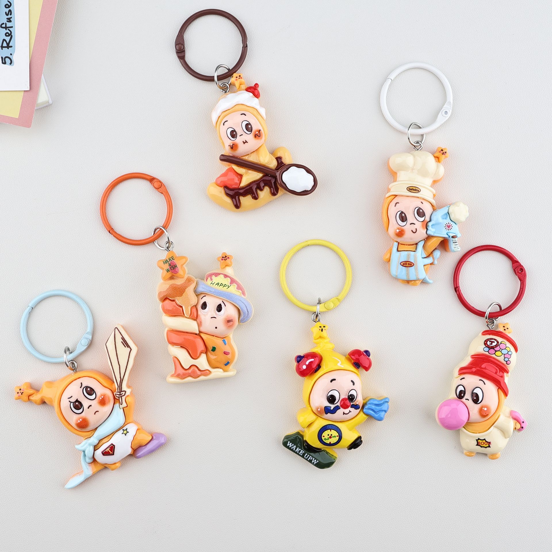 Cute Cartoon Twinkle Twinkle Keychain