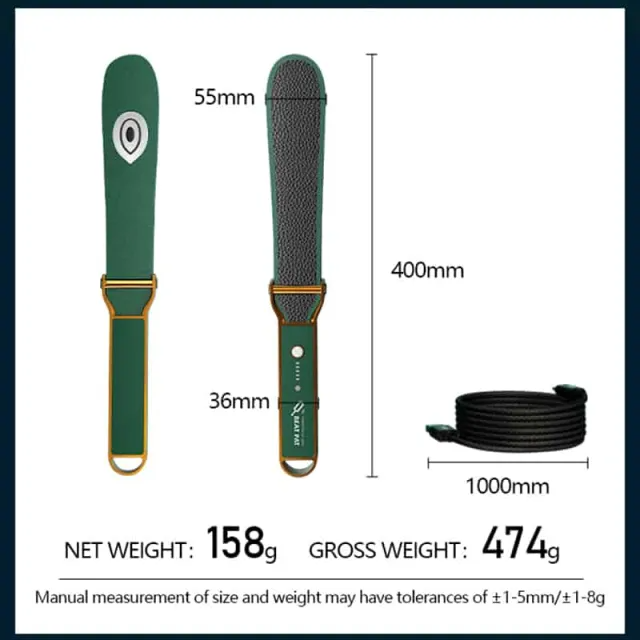 QIUI Beat Pat Electric Shock Leather Spanking Paddle