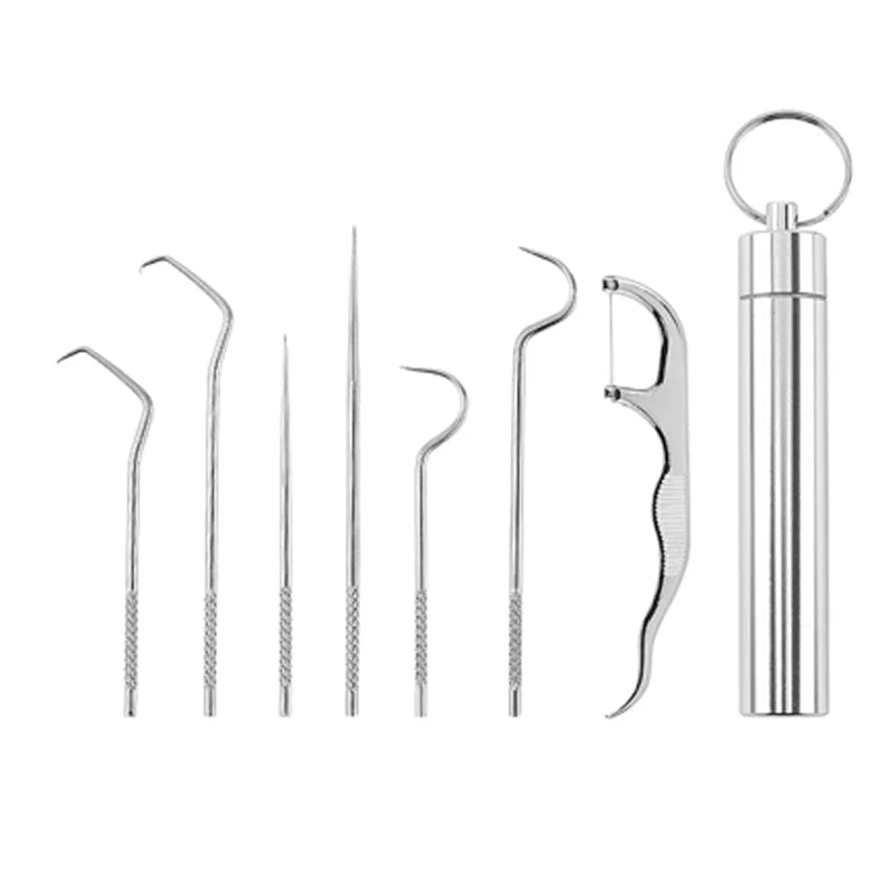 Stainless Steel Toothpick Set buy 2 free shipping