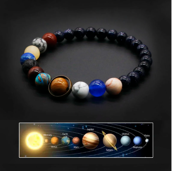 Solar Orbit Gemstone Bracelet