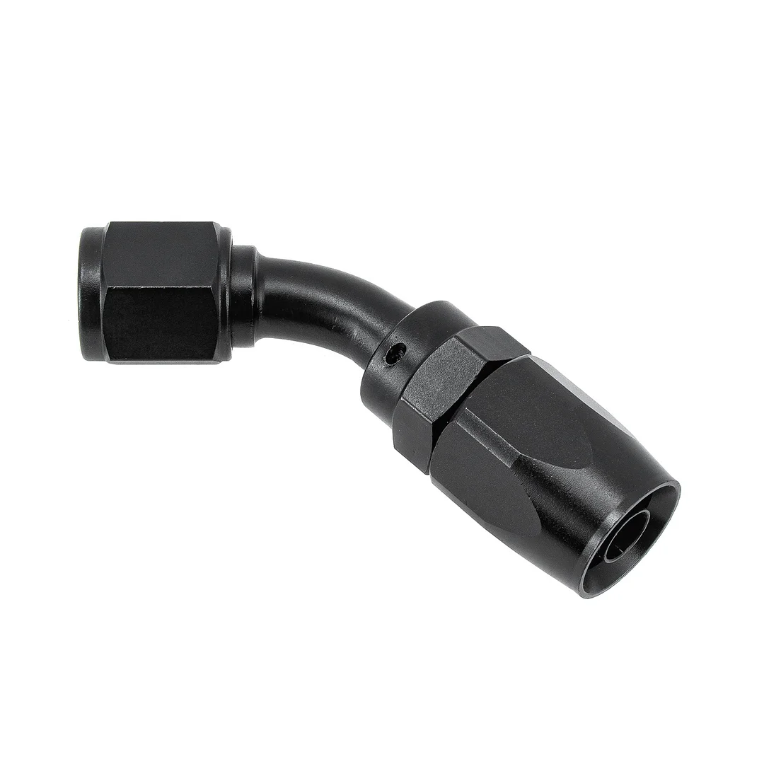Alloyworks 6AN 45 Degree Swivel Hose end Oil Line Fitting Hose End ...