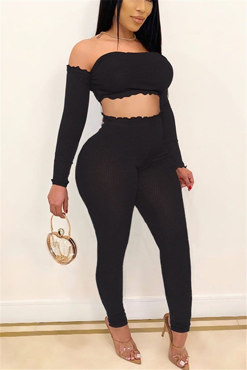 Sexy Off The Shoulder Suit