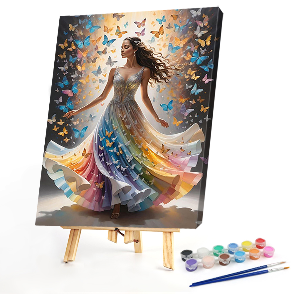 Butterfly Beauty(50*40CM)-Painting By Numbers