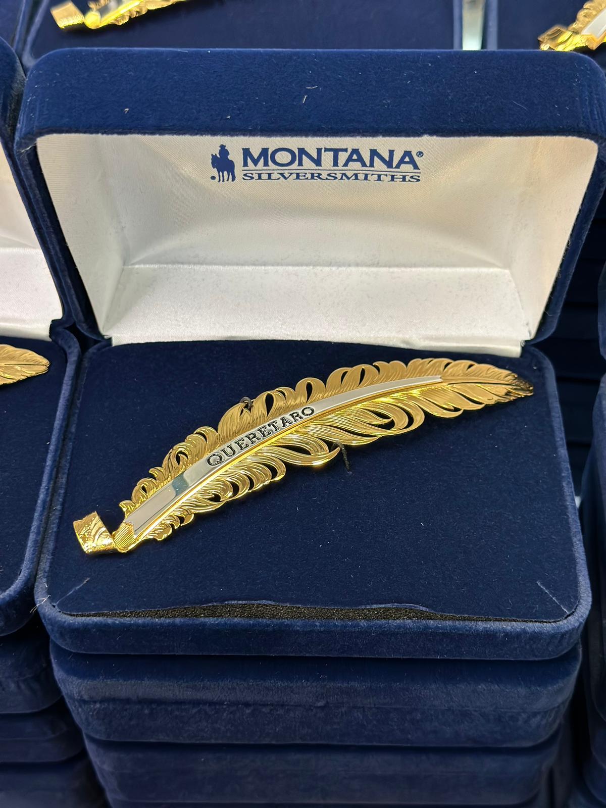 MONTANA HAT FEATHER DORADO QUERETARO