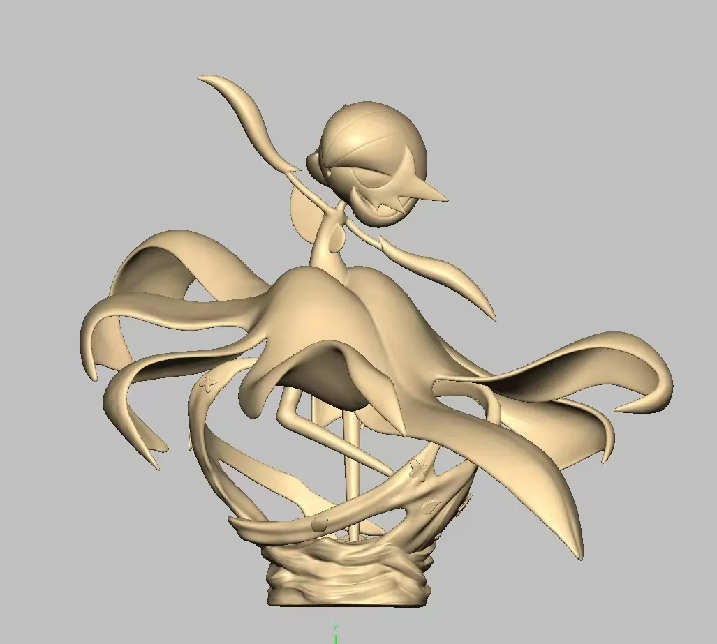 1/20 Scale World Zukan Mega Gardevoir - Pokemon Resin Statue - sun Studio