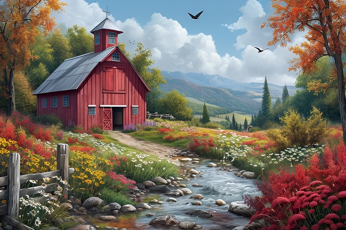 DIY Painting By Numbers | Landscape - 40*60cm