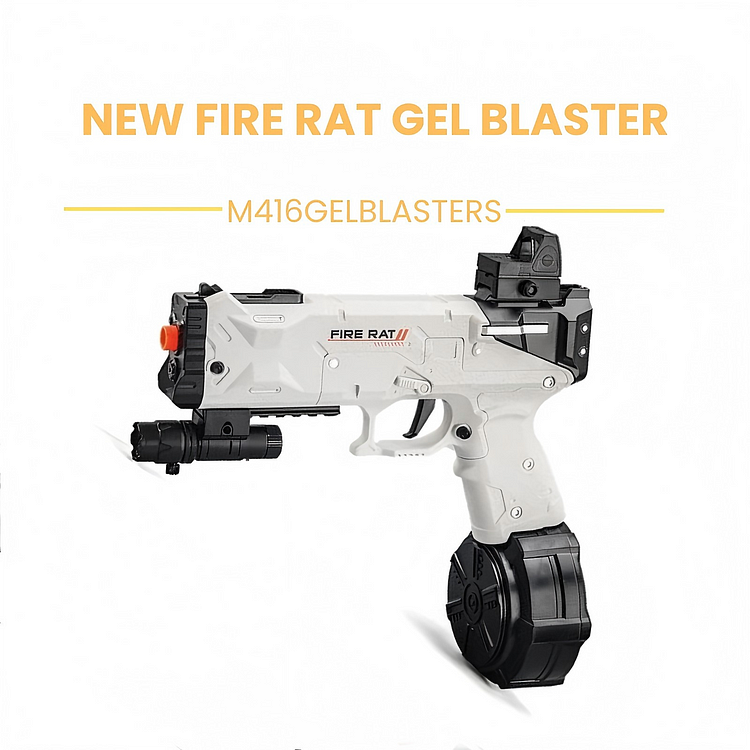 Fire Rat Gel Blaster - High-Performance with Drum and Silencer