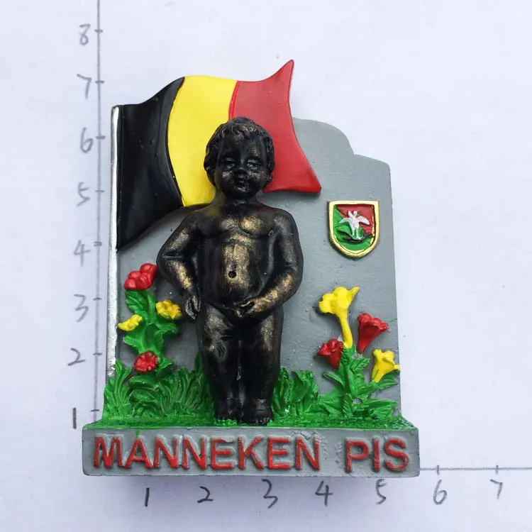 Nigikala Brussels Fridge Magnet Souvenirs Manneken Pis Pee Statue ...