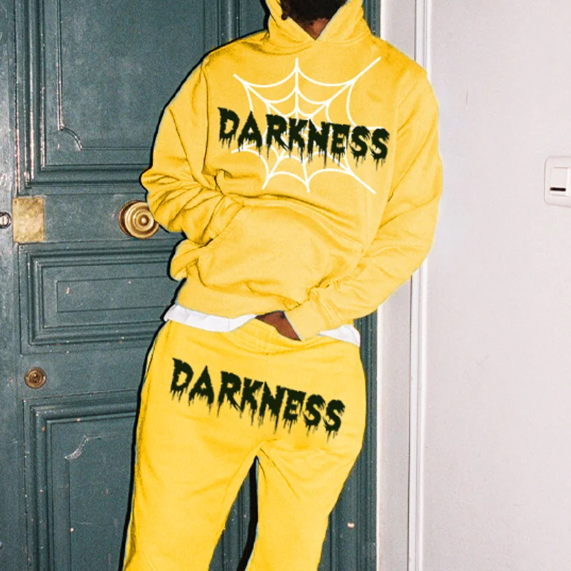 Hiphop Street Drip Tracksuit Yellow