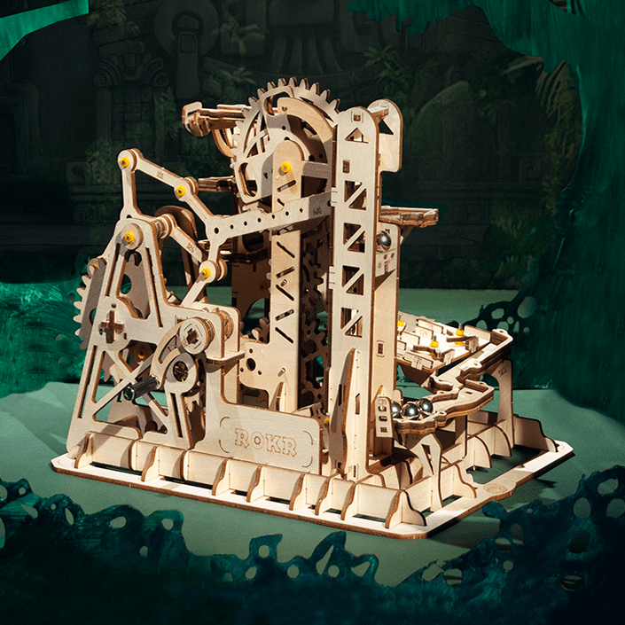 ROKR 3D Wooden Puzzles Mechanical Model-Unique Gifts&Educational Toys