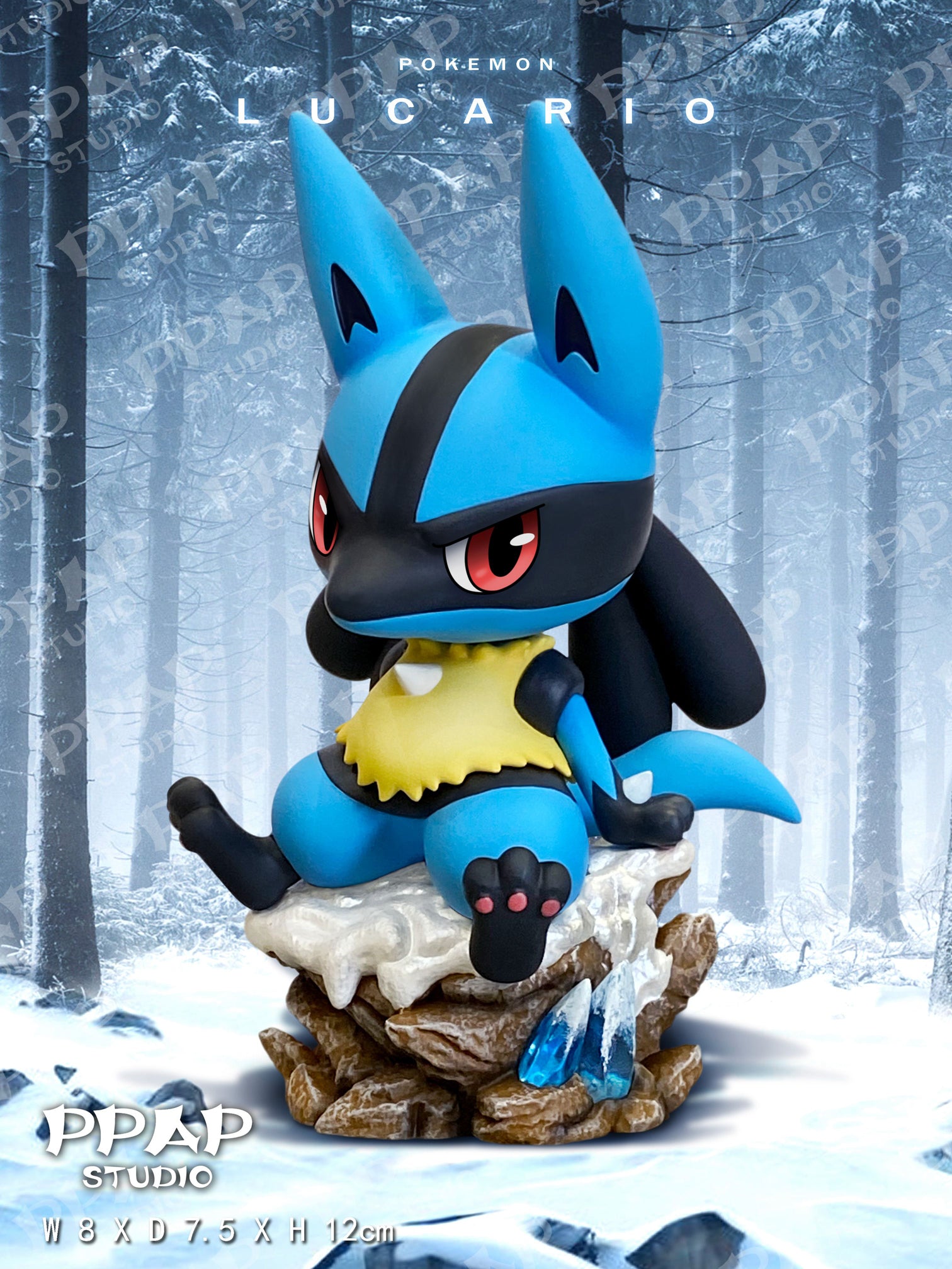 Little Fatty Lucario - Pokemon Resin Statue - PPAP Studios [In Stock]