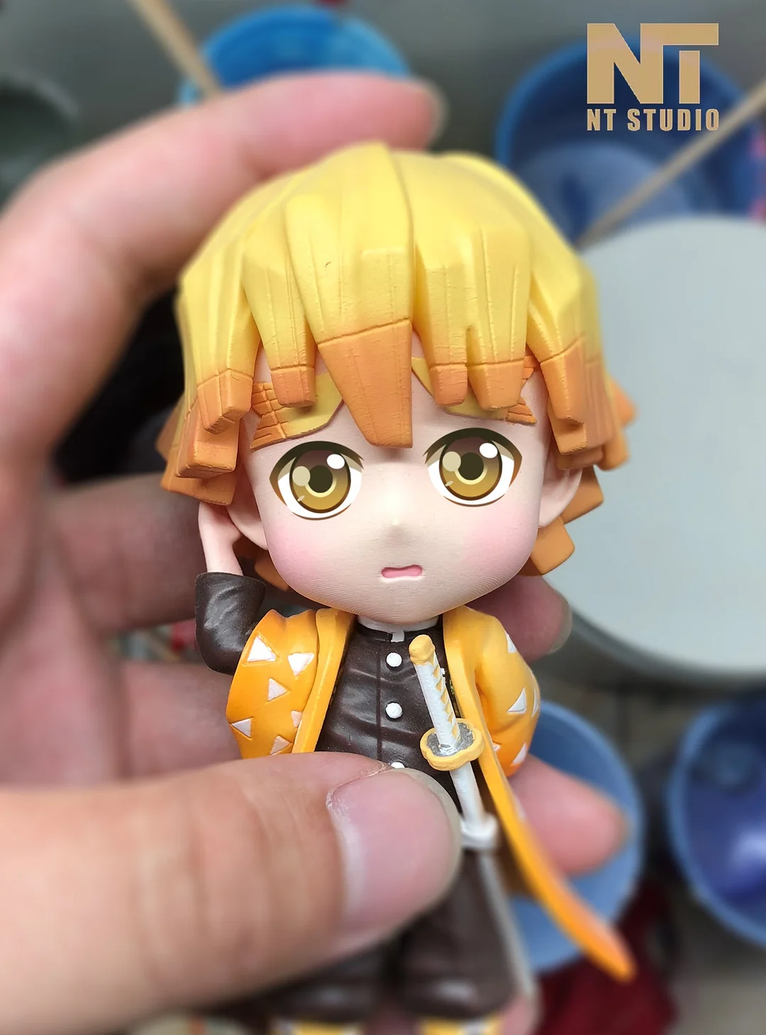 SD Scale Agatsuma Zenitsu - Demon Slayer: Kimetsu no Yaiba Resin Statue ...