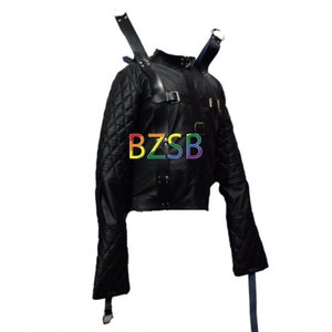 Genuine leather bondage straitjacket BDSM suspension roleplay BDSM B ...