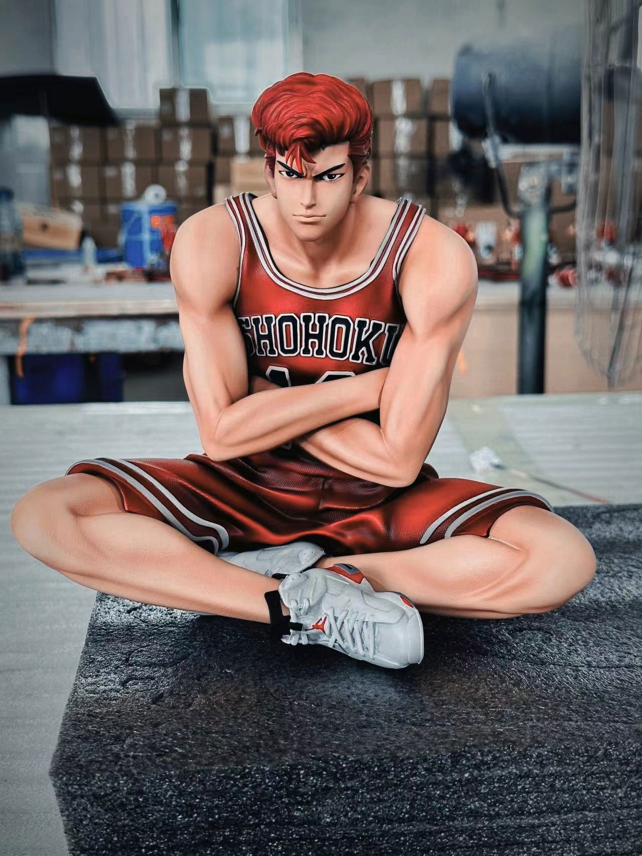 1/4 Scale Sitting Hanamichi Sakuragi - SLAM DUNK Resin Statue - M3 ...