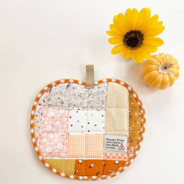 Pumpkin Potholder Template Set-With Instructions