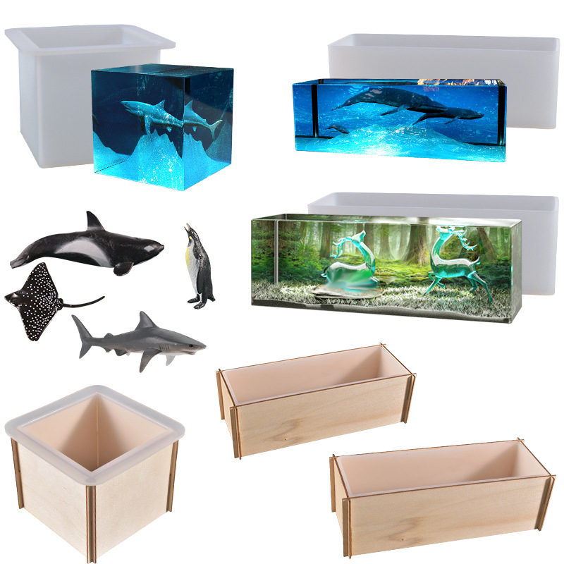 Craft with Shapes & Style! Rectangular & Cubic Resin Molds from ...