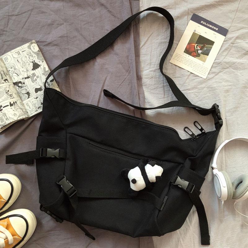 Canvas Student Crossbody Bag - MissTip