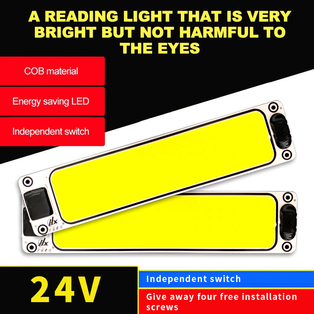 24V dedicated COB truck cab interior light reading light truck ...