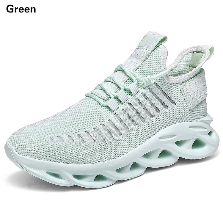 Fashion Breathable Flying Woven Men's Tide Shoes Lightweight Running ...