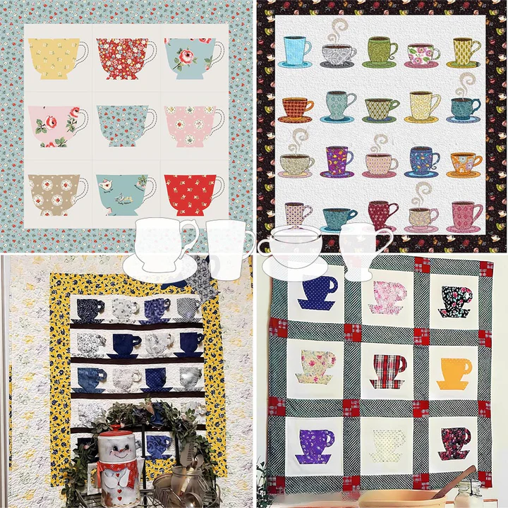 Teacup and Teapott Templates-Sweet Little Quilt