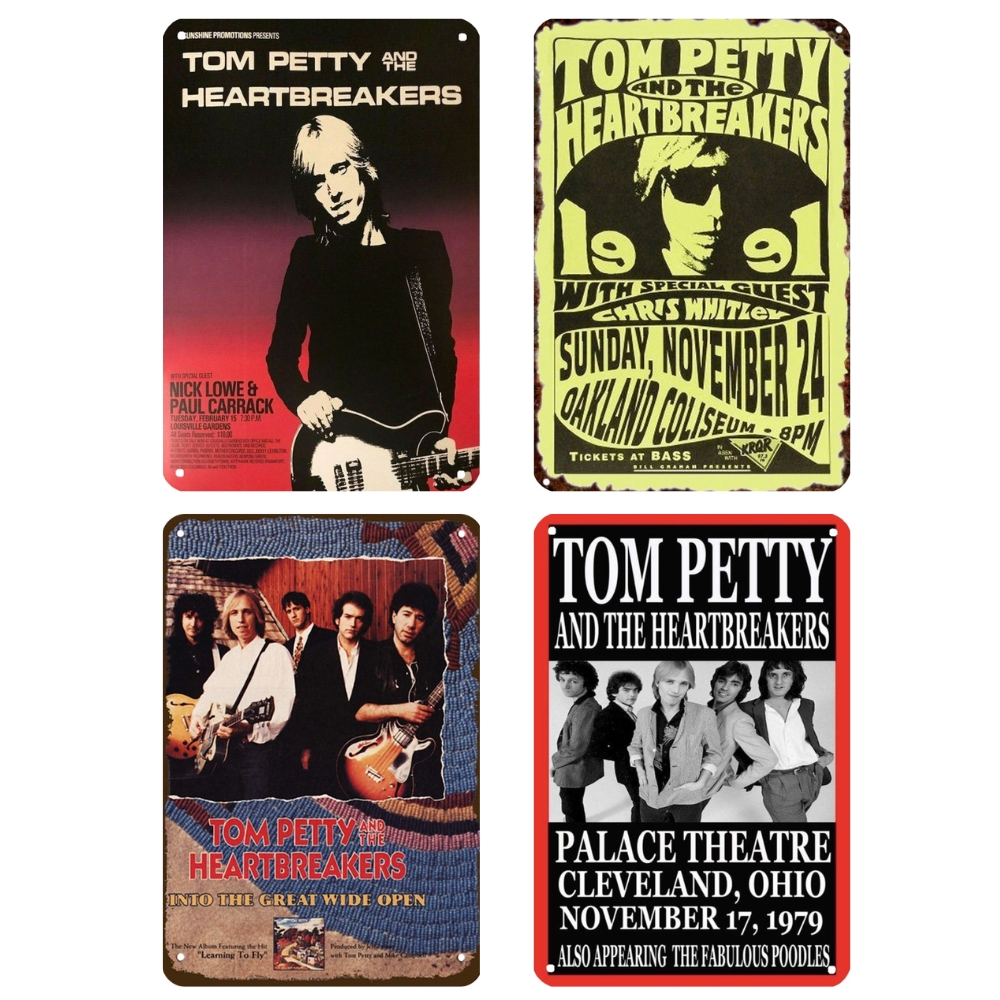 (Multi Style)Tom Petty - Metal Tin Signs(8*12Inch/12*16Inch)