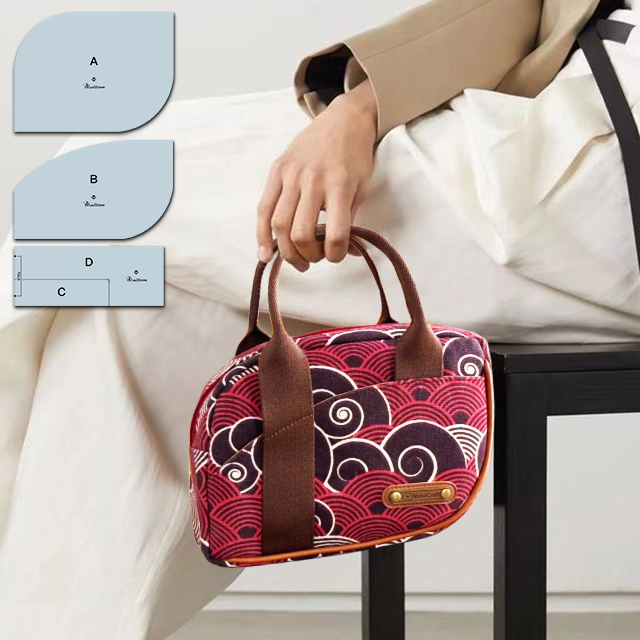 Oval Handbag Template - With Instructions