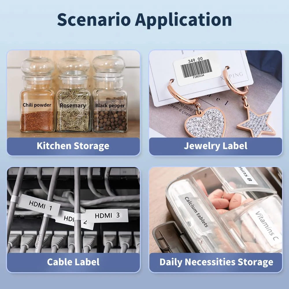 Saker Portable Label Maker Machine