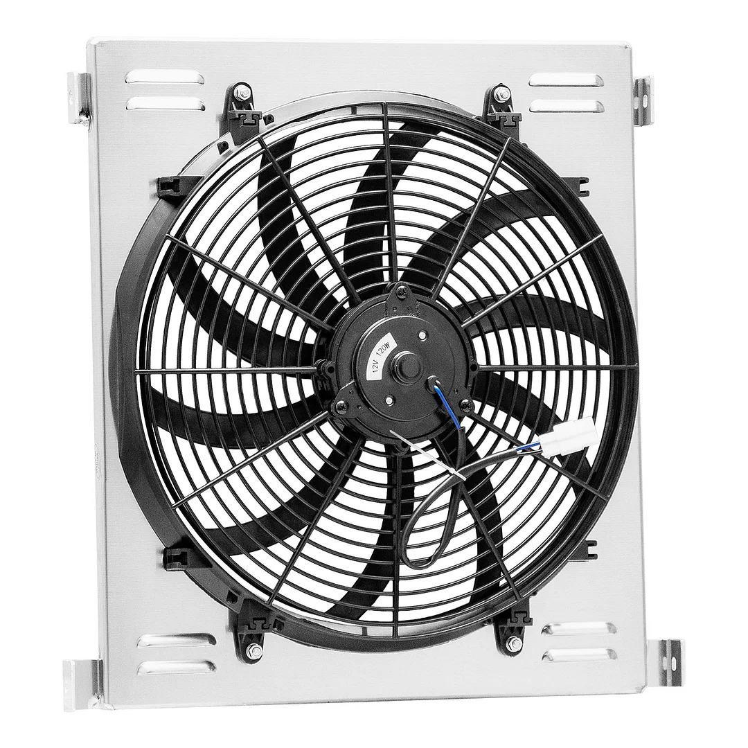 AlloyWorks Aluminum Shroud Fan+Relay fit 1929-1931 Ford Model A Grill ...