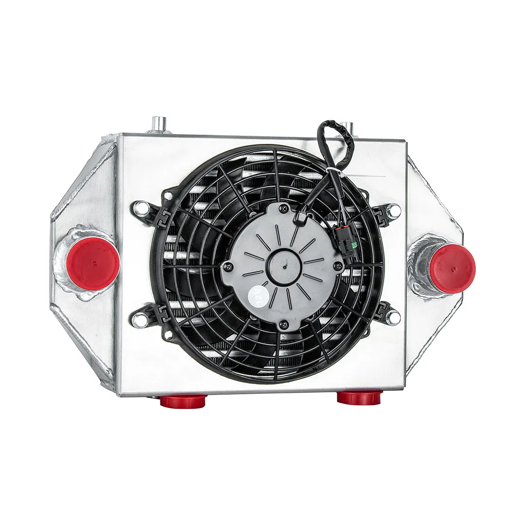 Alloyworks Aluminum Intercooler with Shroud Fan For 2017-2019 Can-Am ...