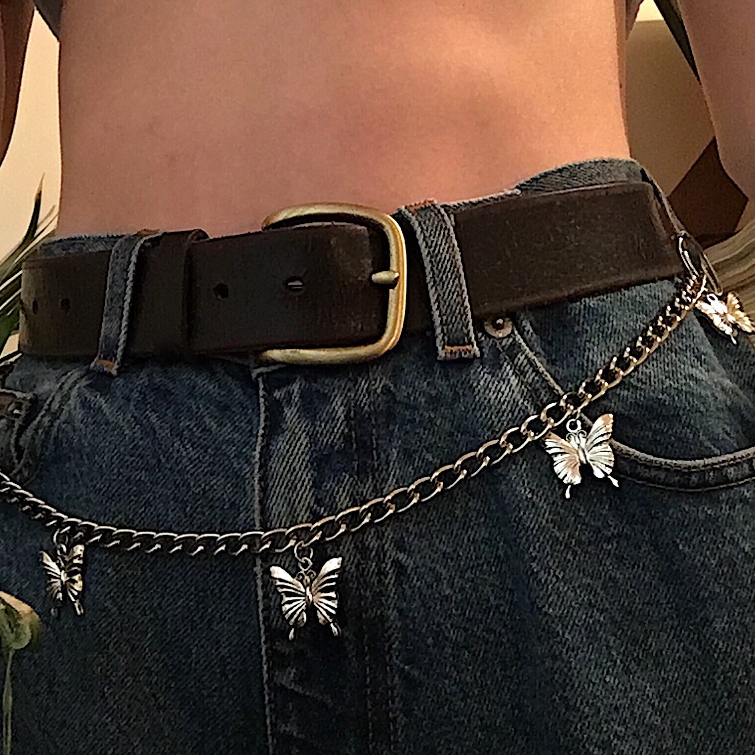 BUTTERFLY PANT CHAIN BELT
