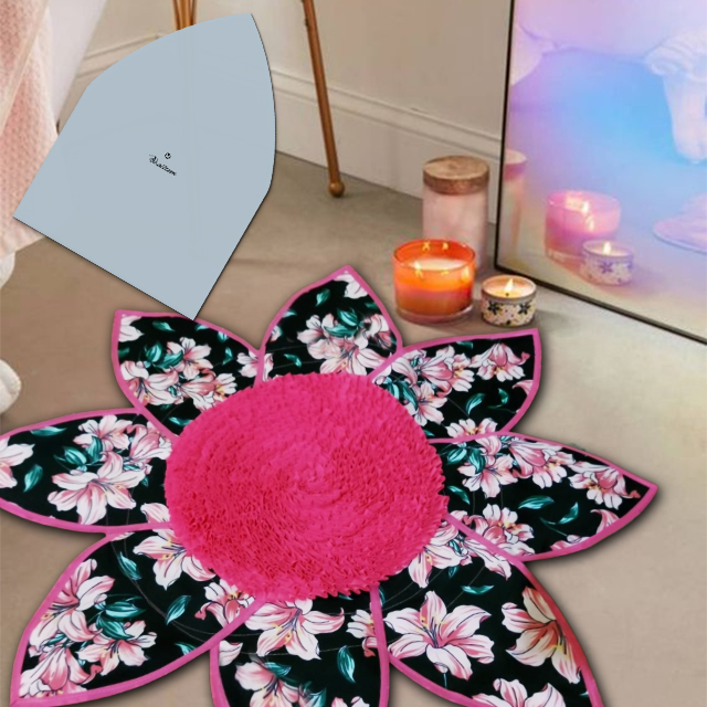 Patchwork Petal Rugt Template