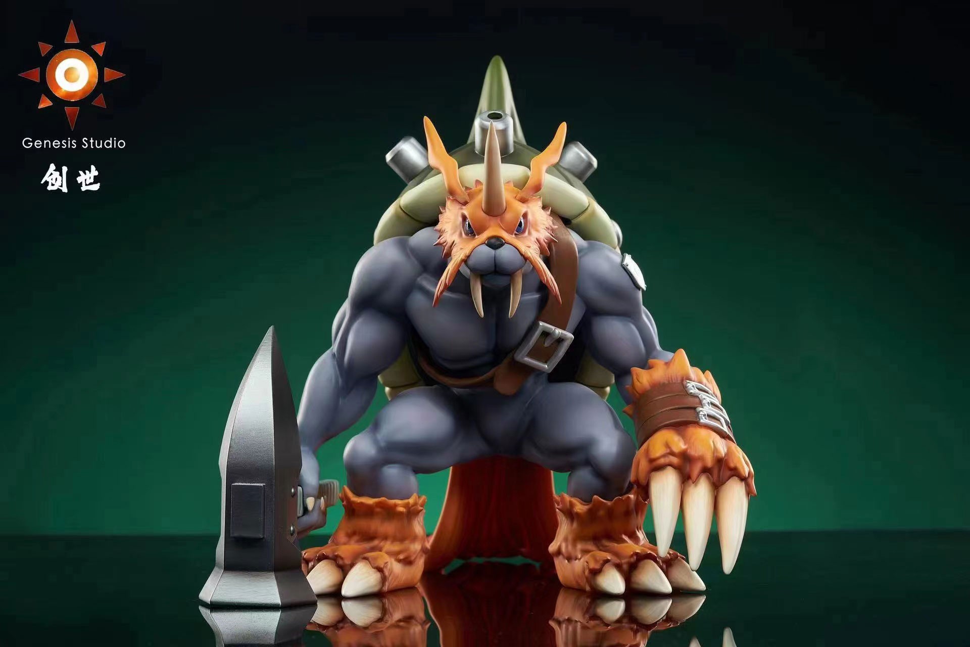 Zudomon - Digimon Resin Statue - Genesis-Studio [In Stock]